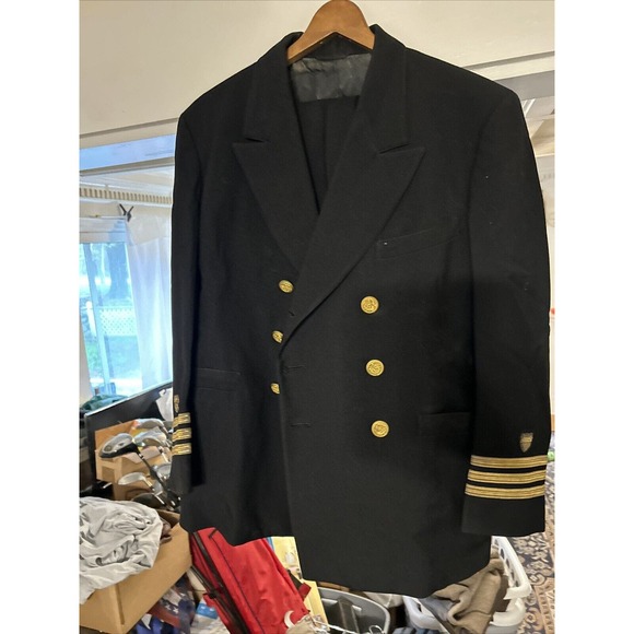 Accessories | Vintage Us Coast Guard Commander Dress Uniform Jacket ...